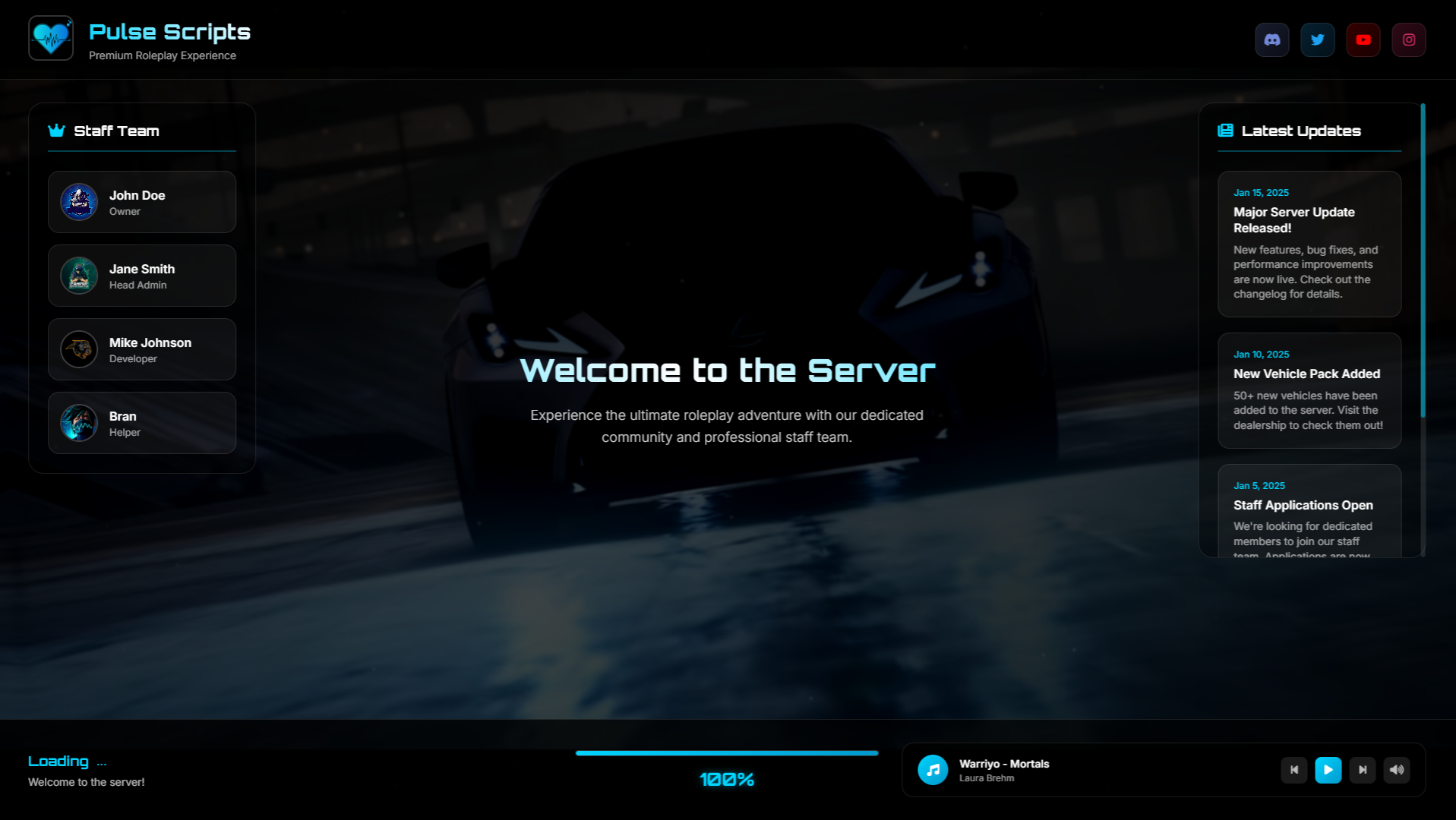 Free FiveM Loading Screen